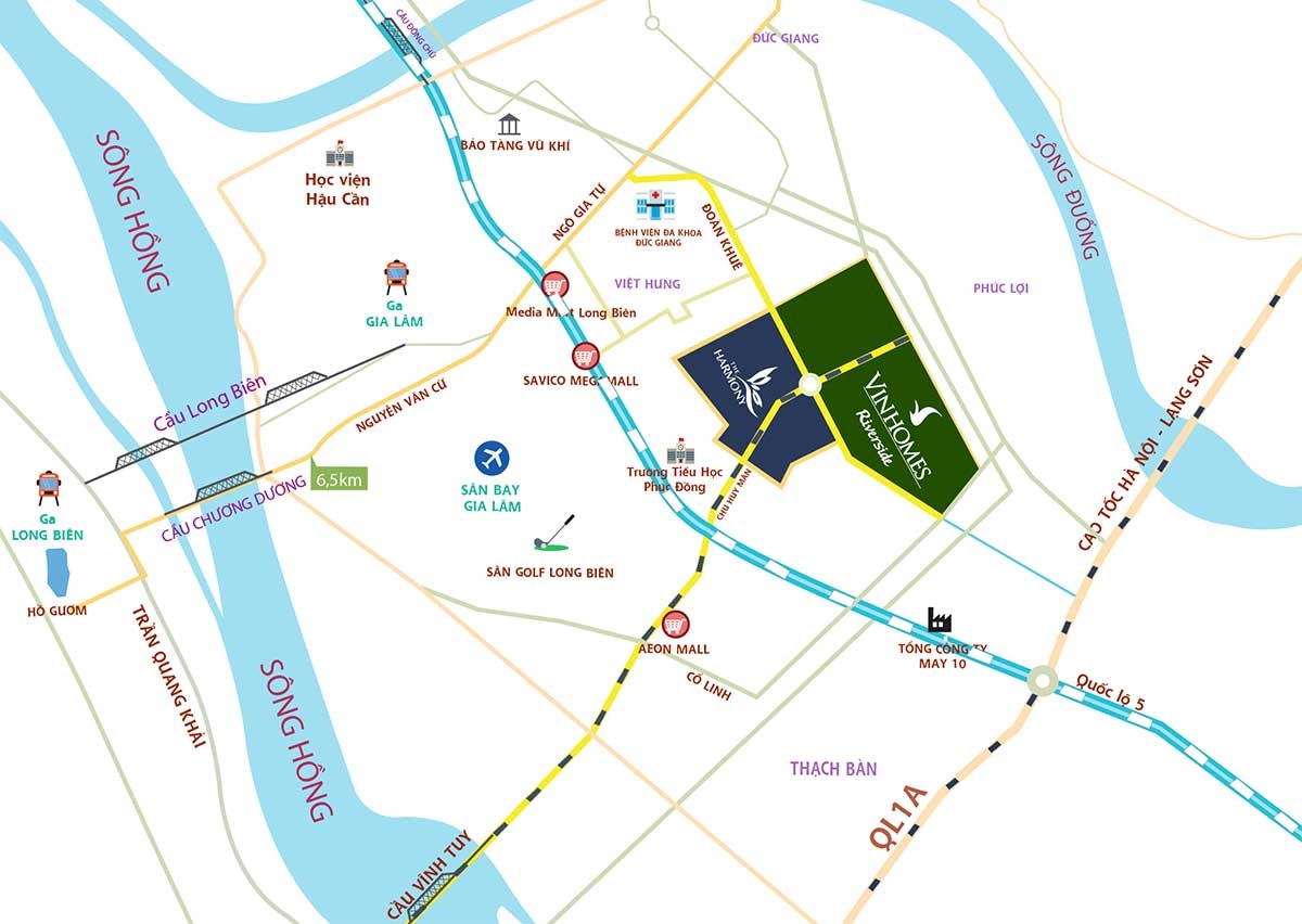 CHUNG CƯ VINHOMES SYMPHONY- VINHOMES RIVERSIDE